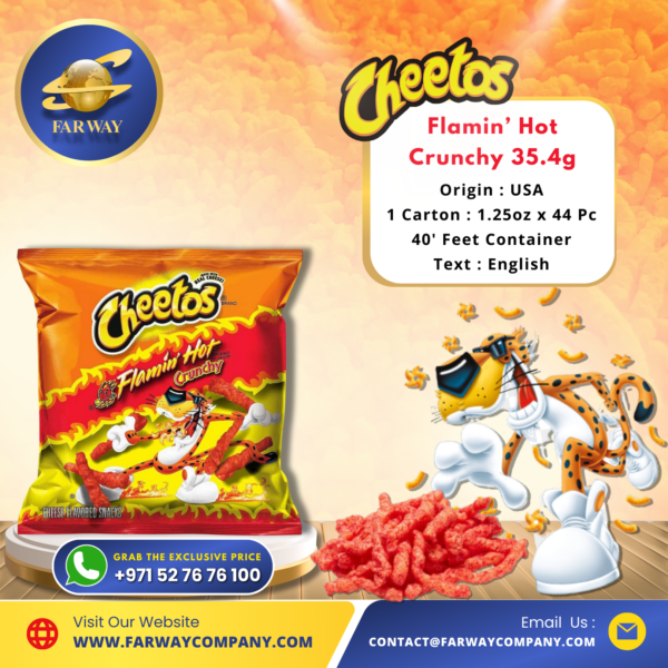 Cheetos Importer & Exporter in Dubai, UAE, Middle East - Far Way Company