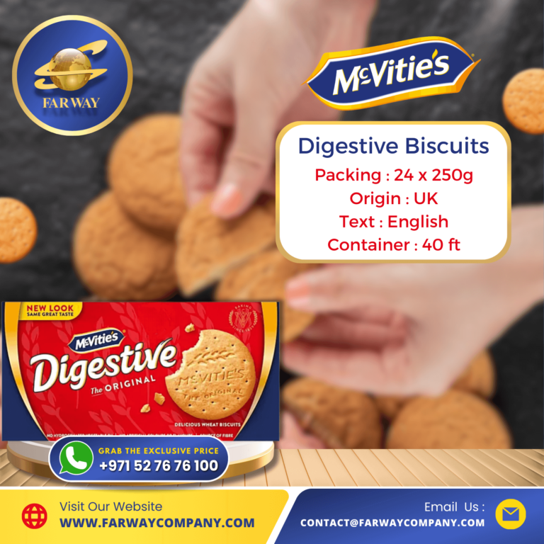 MCvities Digestive Biscuit Importer / Exporter in Dubai, Middle East ...